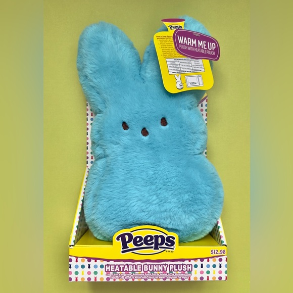 Peeps | Other | New In Package Blue Peeps Heatable Bunny Plush 2 Inch ...